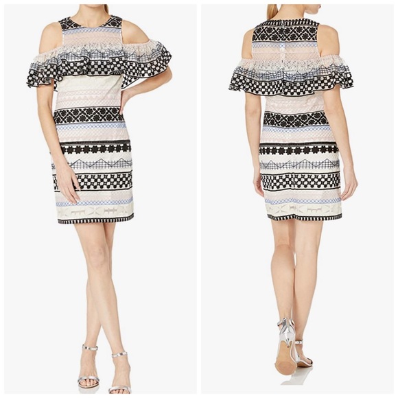 Parker | Dresses | Parker Eleni Embroidered Multicolor Dress Xs | Poshmark